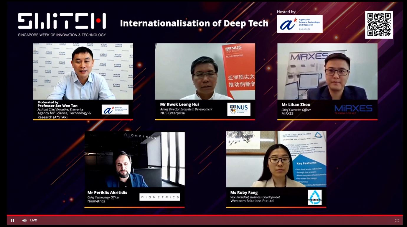 MiRXES CEO on SWITCH 2020 panel: Internationalisation of deep tech ...